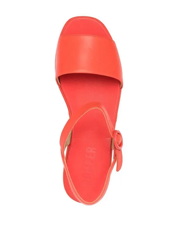 Camper Misia Ankle Strap Sandals - Red