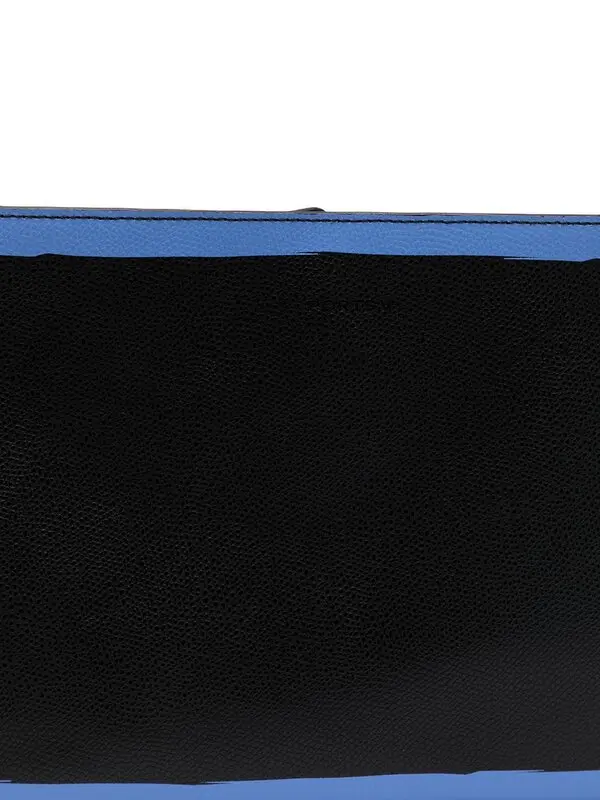 PORTS V Color-blocked Leather Shoulder Bag