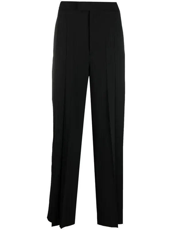Valentino Garavani Tailored Wide-leg Trousers - Black