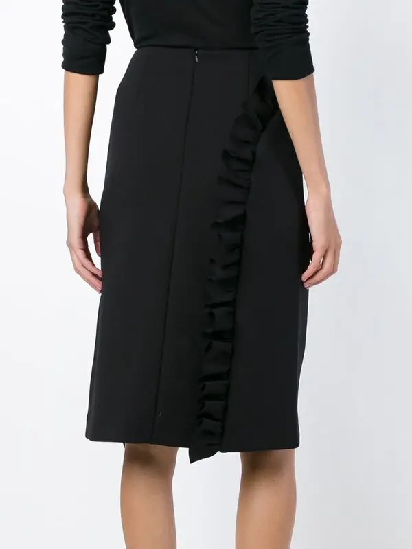 Simone Rocha Frilled Straight Skirt