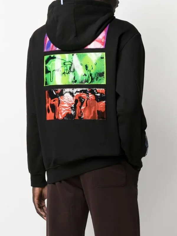 Alexander McQueen Abstract-print Cotton Hoodie