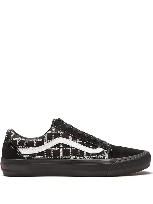 VANS X Supreme Old Skool Pro Grid Sneakers - Black