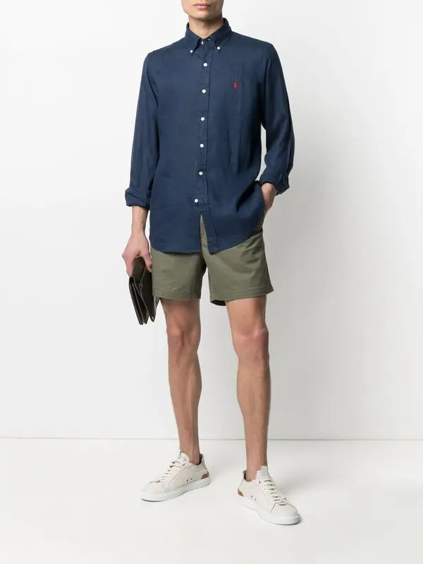 Polo Ralph Lauren Embroidered Polo Pony Shorts - Green