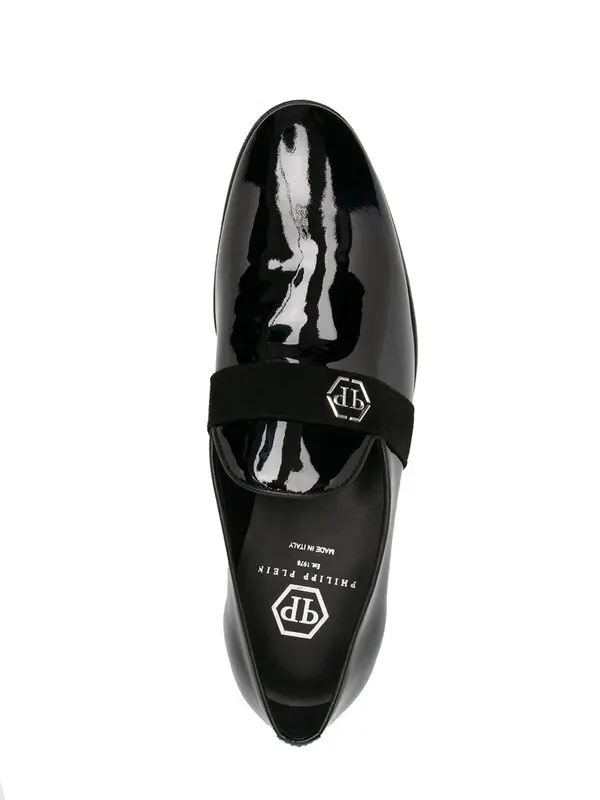 Philipp Plein Hexagon Plaque Loafers