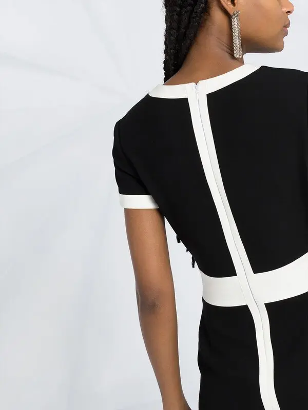 Philipp Plein Contrast-trim Mini Dress