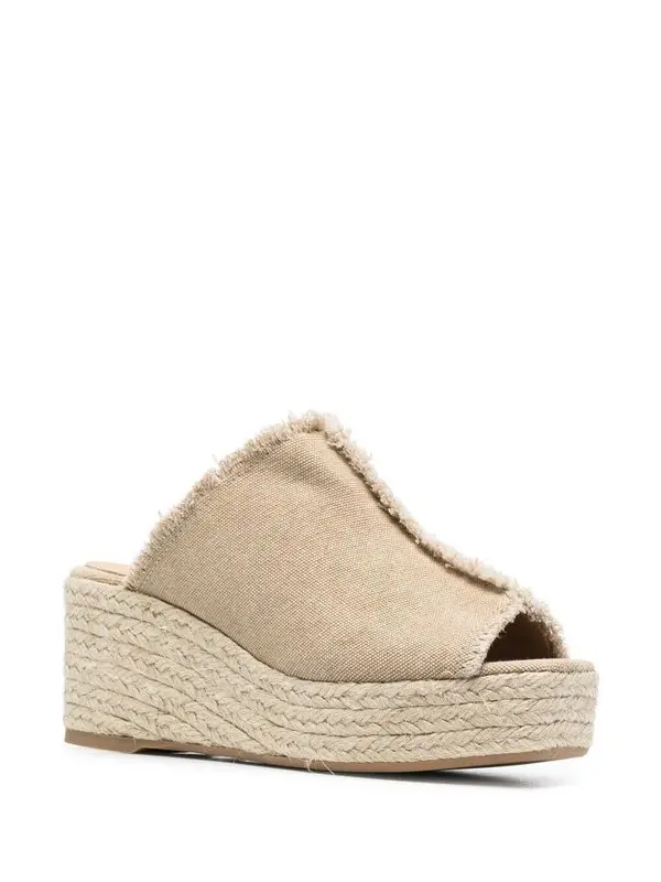 CastaÑer 70mm Frayed Espadrilles