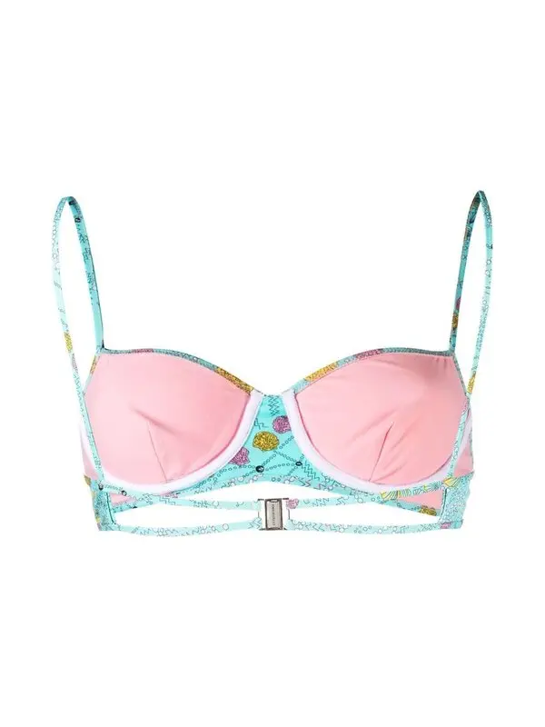 Emilio Pucci Shell-print Underwire Bra