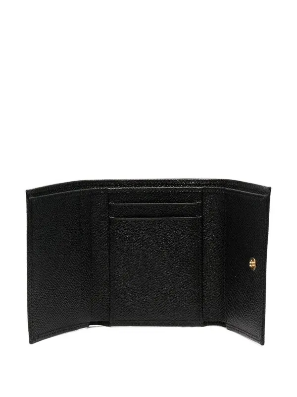 Dolce & Gabbana Dauphine Calfskin French-flap Wallet - Black