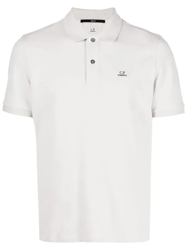 C.P. COMPANY Logo-patch Polo Shirt