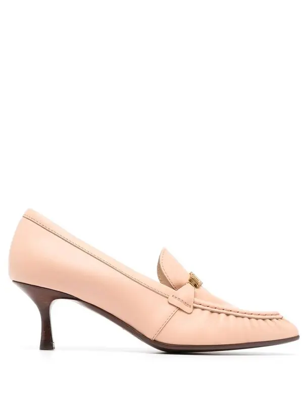 TOD'S Chain-embellished Loafer Pumps