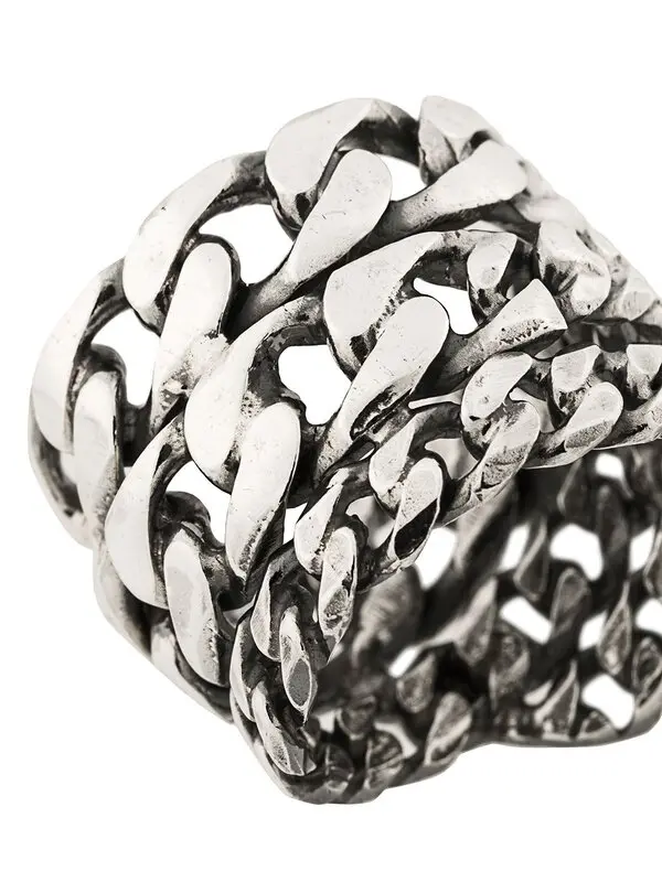 Emanuele Bicocchi Stacked Cable Chain Ring