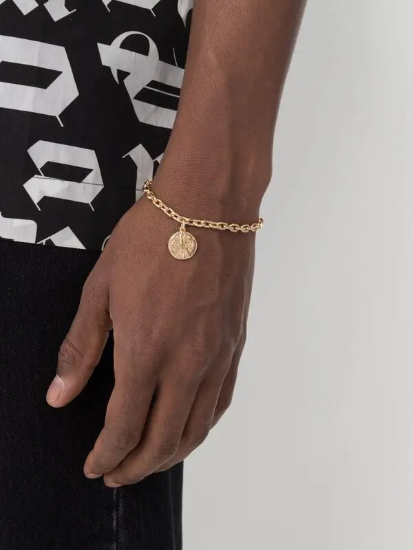 Emanuele Bicocchi Coin-pendant Chain-link Bracelet