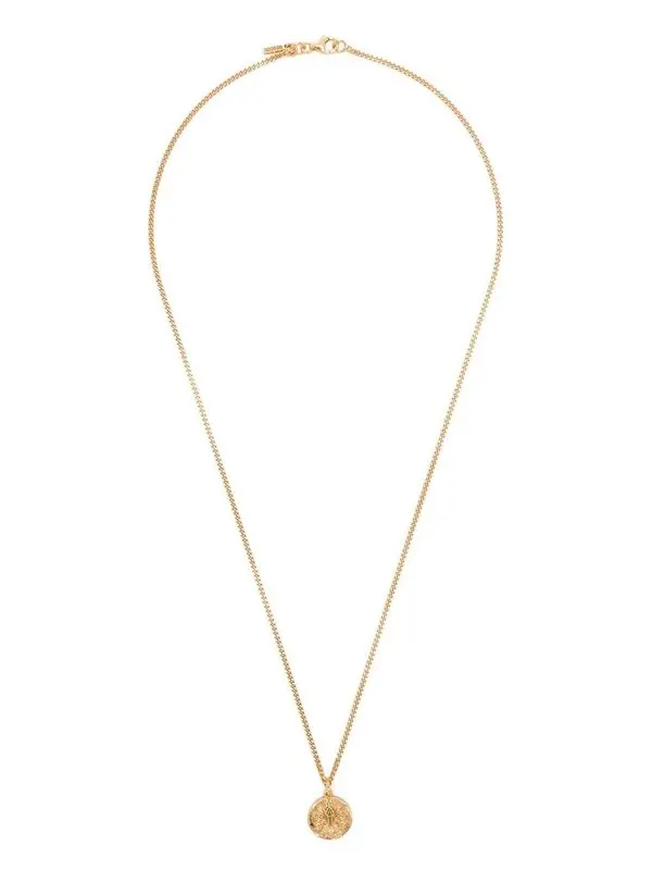 Emanuele Bicocchi Coin Pendant Chain Necklace