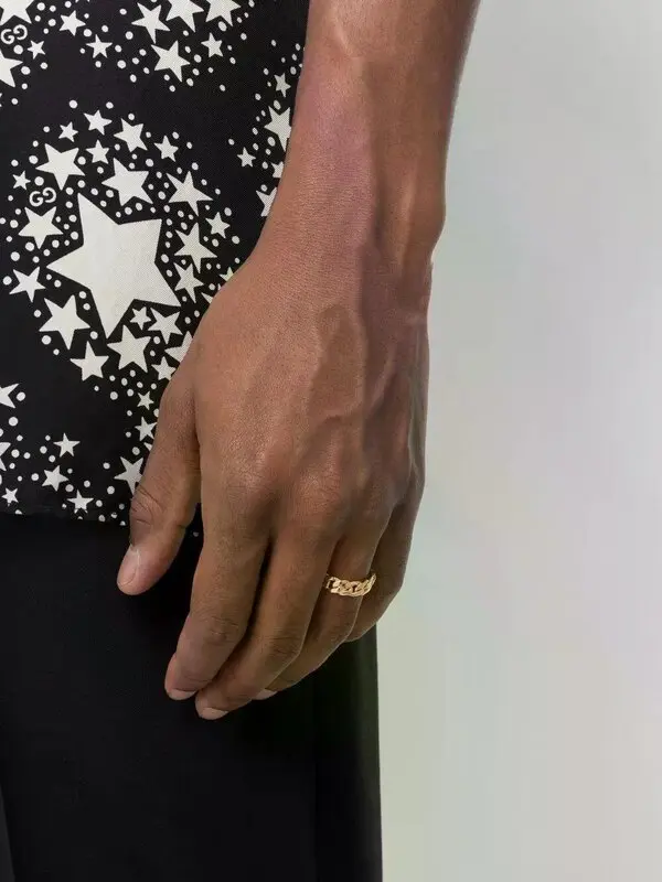 Emanuele Bicocchi Chain-link Ring - Gold