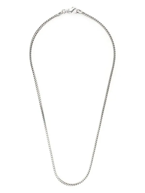 Emanuele Bicocchi Square Box Chain Necklace - Silver