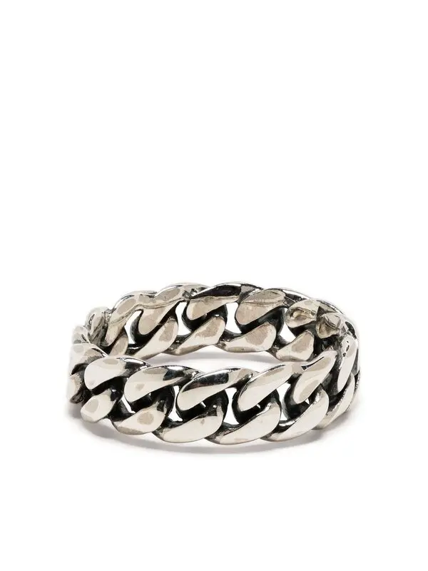 Emanuele Bicocchi Chain-link Ring - Silver