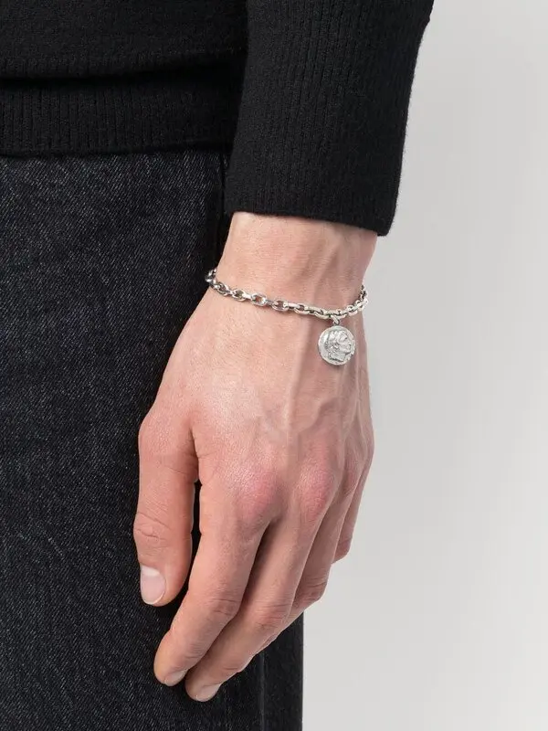 Emanuele Bicocchi Coin Charm Bracelet
