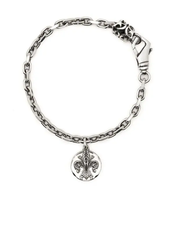 Emanuele Bicocchi Lily Coin Bracelet - Silver