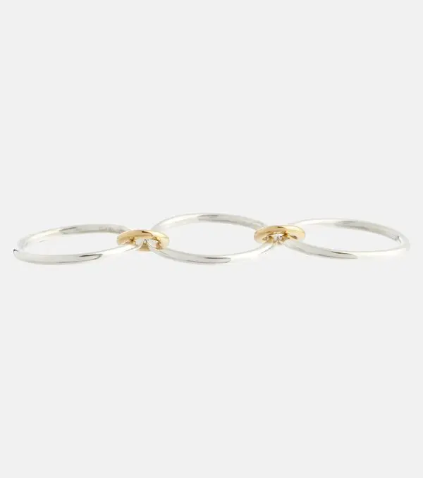 SPINELLI KILCOLLIN Solarium Linked Rings - Silver