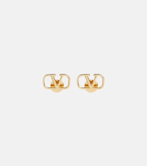 Valentino Garavani Vlogo Stud Earrings - Gold