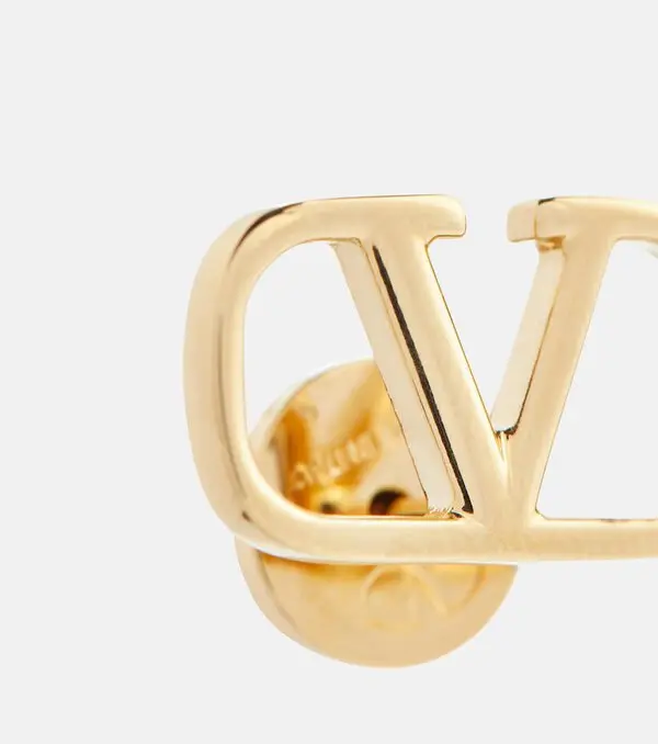 Valentino Garavani Vlogo Stud Earrings - Gold