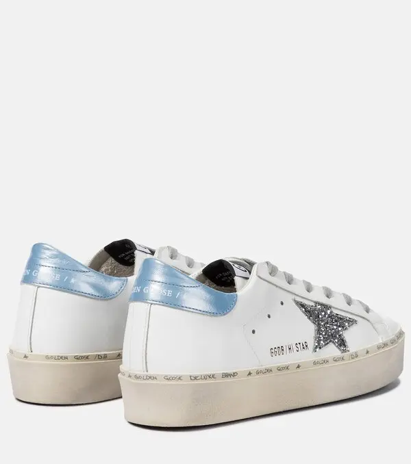 GOLDEN GOOSE Hi Star Leather Sneakers