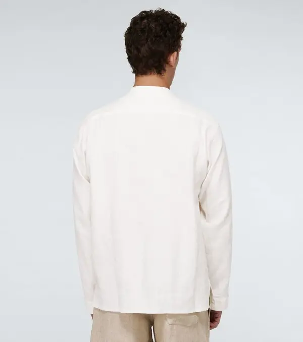 Commas Artist Linen And Ramie Shirt