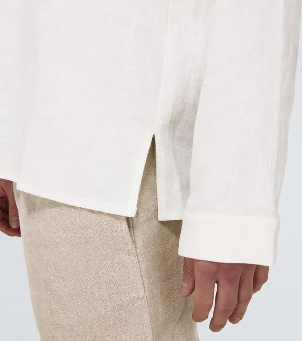 Commas Artist Linen And Ramie Shirt