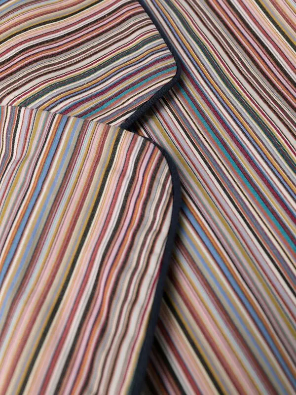 Paul Smith Artist Stripe Cotton Pajamas - Neutrals