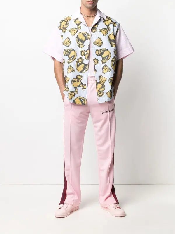 Palm Angels Teddy Bear Striped Shirt