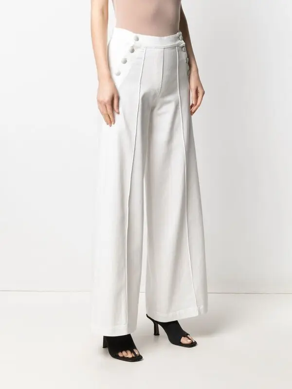NUDE High-waisted Wide Leg Trousers