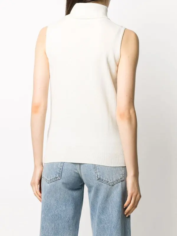 N.peal Sleeveless Knitted Top