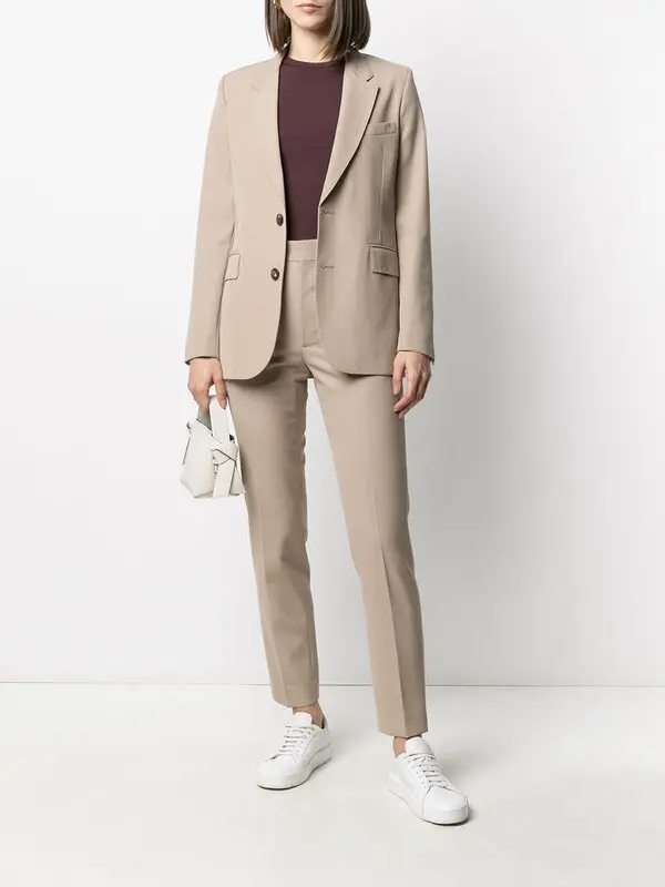 Ami Straight-leg Tailored Trousers - Neutrals