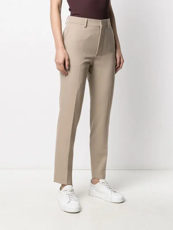 Ami Straight-leg Tailored Trousers - Neutrals
