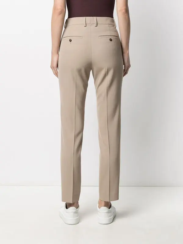 Ami Straight-leg Tailored Trousers - Neutrals