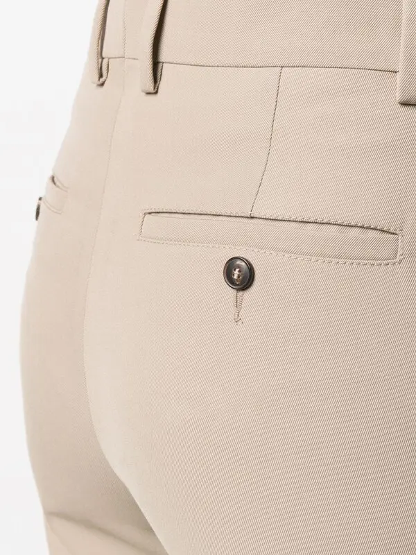 Ami Straight-leg Tailored Trousers - Neutrals