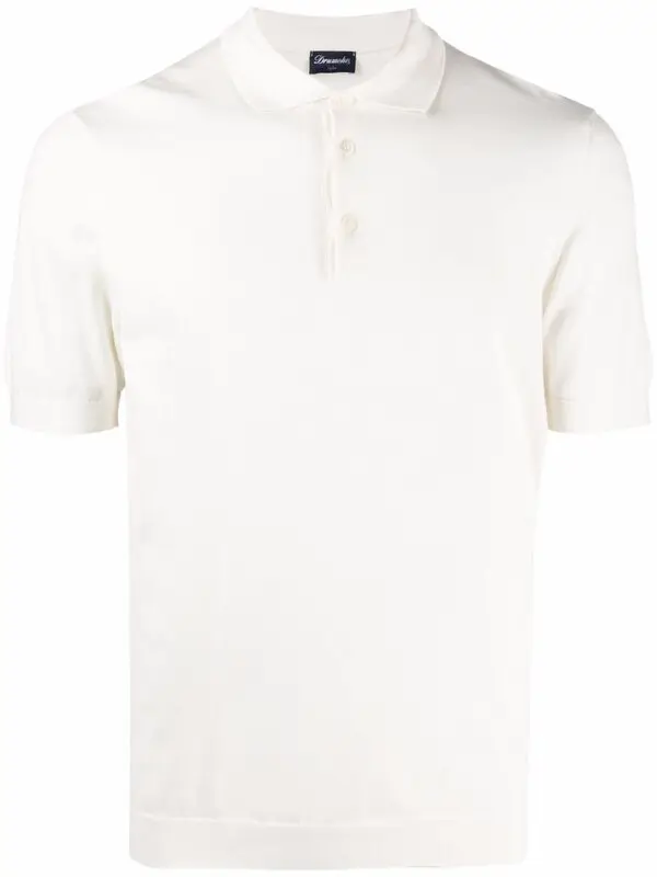 DRUMOHR Short-sleeve Polo Shirt - Neutrals
