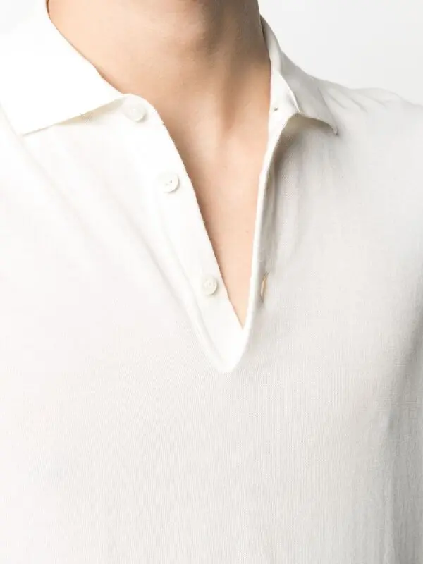 DRUMOHR Short-sleeve Polo Shirt - Neutrals