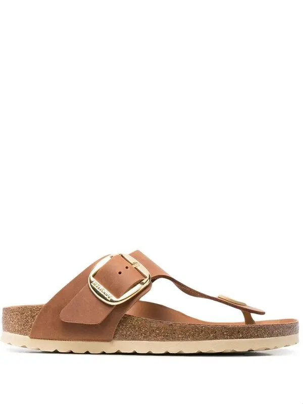 BIRKENSTOCK Gizeh T-bar Sandals - Brown