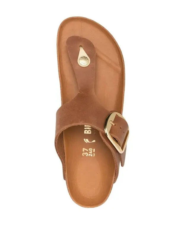BIRKENSTOCK Gizeh T-bar Sandals - Brown