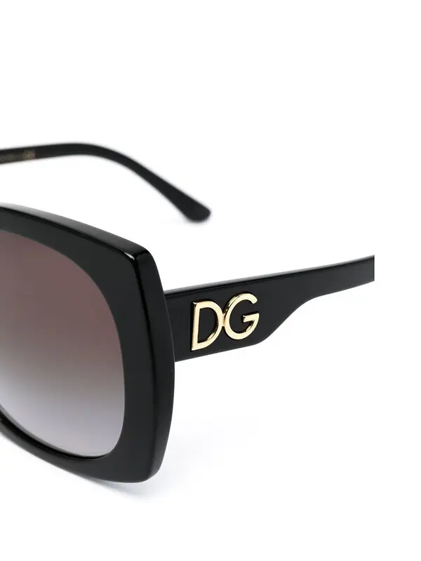 Dolce & Gabbana Oversized-frame Sunglasses - Black