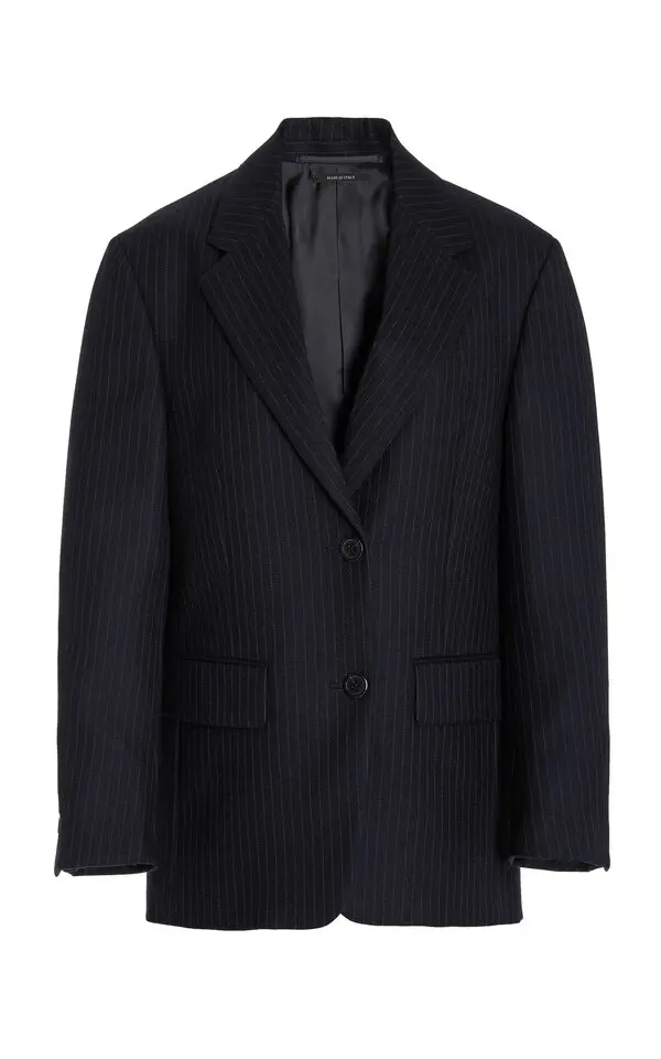 Prada Pinstriped Wool Blazer