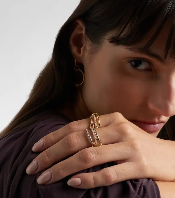 SPINELLI KILCOLLIN Sonny Linked Diamond Rings - Gold