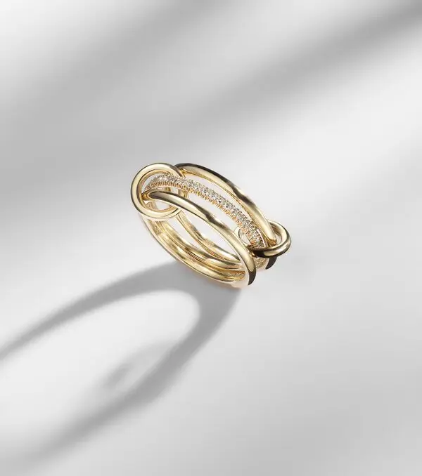 SPINELLI KILCOLLIN Sonny Linked Diamond Rings - Gold