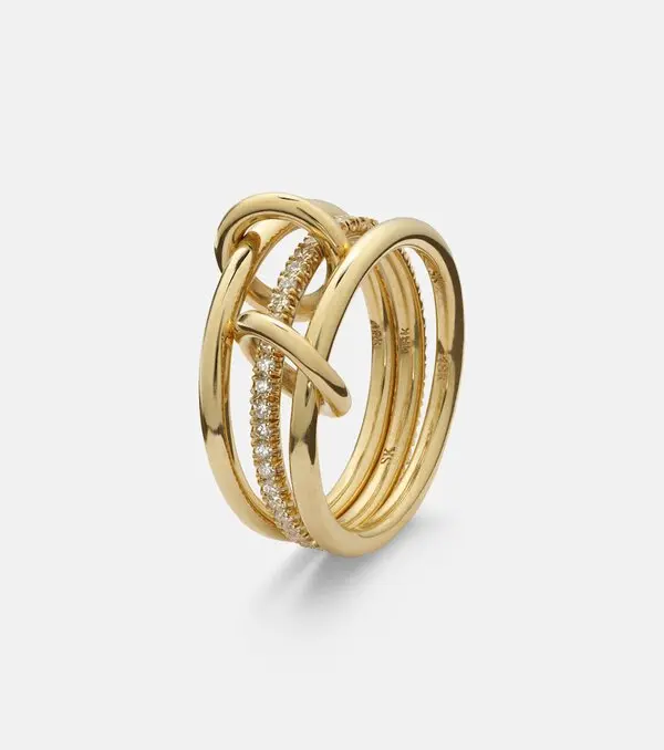 SPINELLI KILCOLLIN Sonny Linked Diamond Rings - Gold