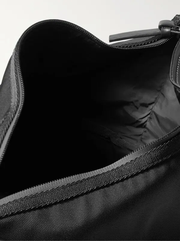 Moncler Argens Grosgrain-Trimmed Nylon-Ripstop Backpack - Black
