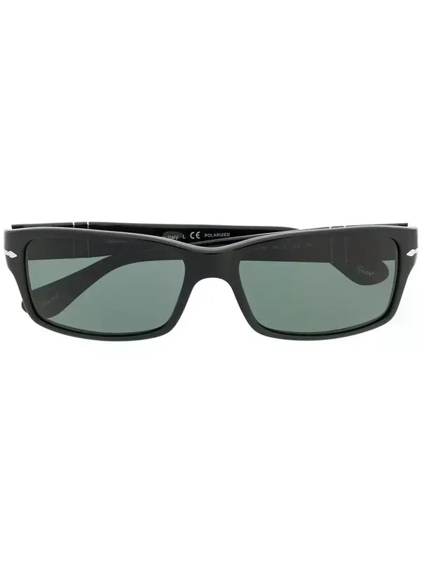 Persol Rectangular Frame Sunglasses - Black