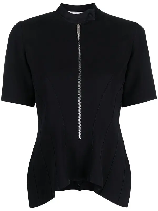 Stella McCartney Zip-fastening Draped Blouse