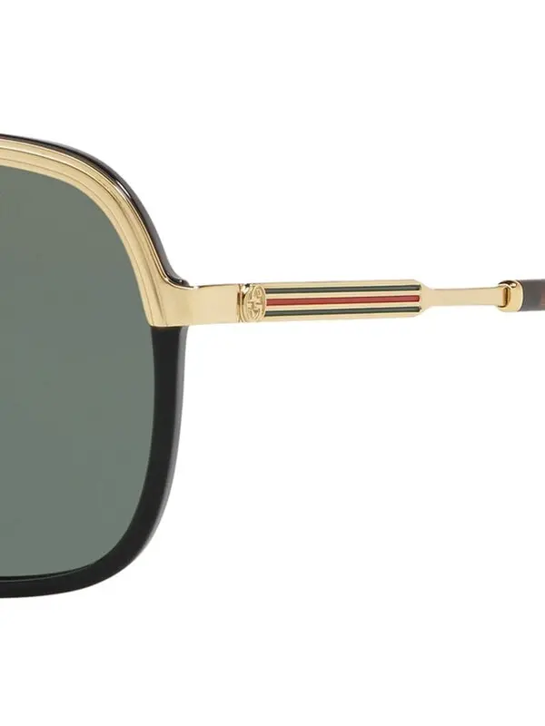Gucci Navigator-frame Sunglasses