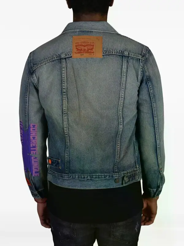 Heron Preston Denim Buttoned Jacket - Blue